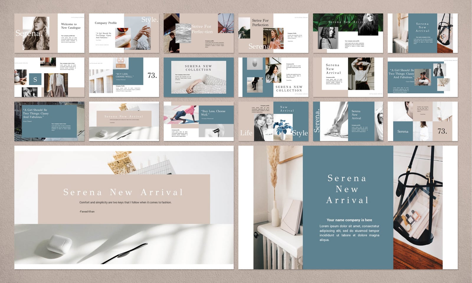 SERENA PowerPoint template #91633 - TemplateMonster